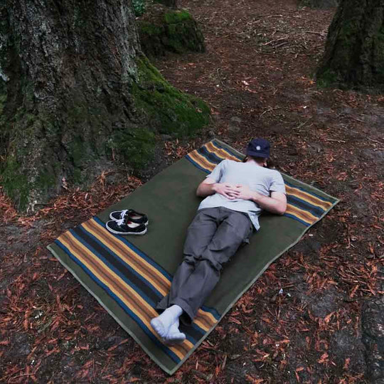 Canvas Camping Blanket -Waxed Canvas Outdoor Blanket Bushcraft Blanket ...
